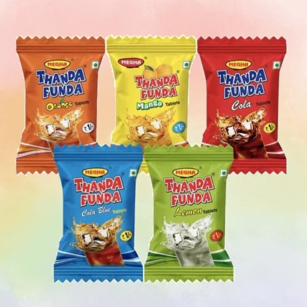 Thanda Funda (Orange, Mango, Cola, Blue Cola, Lemon)